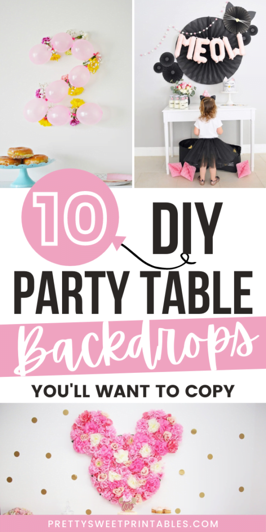 10 Amazing DIY Party Backdrops That Will Wow Your Guests | Pretty Sweet ...