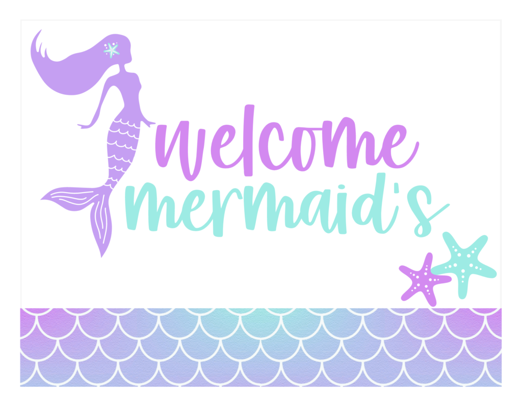Plan A Mystical Bash With These Free Mermaid Party Printables - Pretty ...
