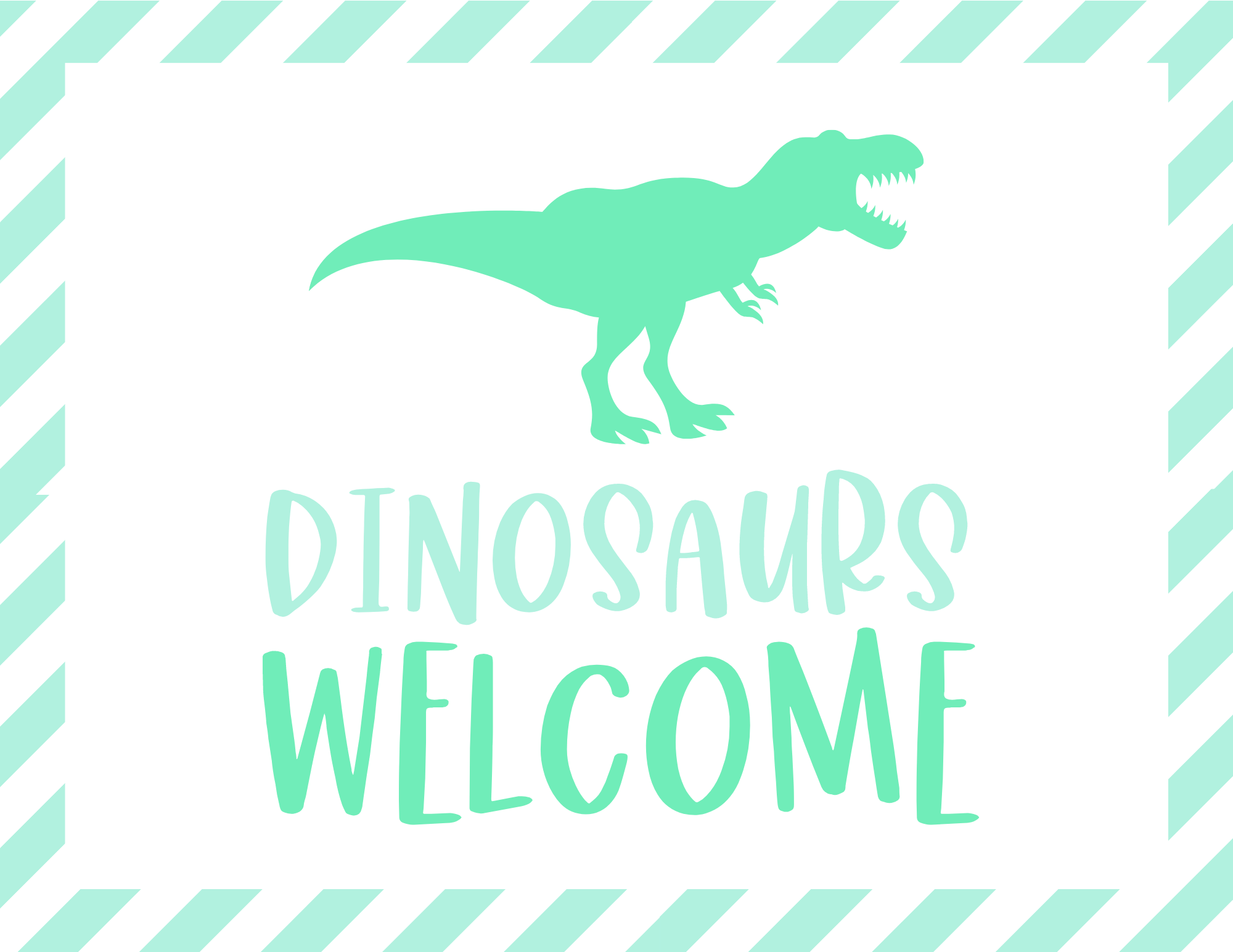Free Dinosaur Party Printables | Pretty Sweet Printables