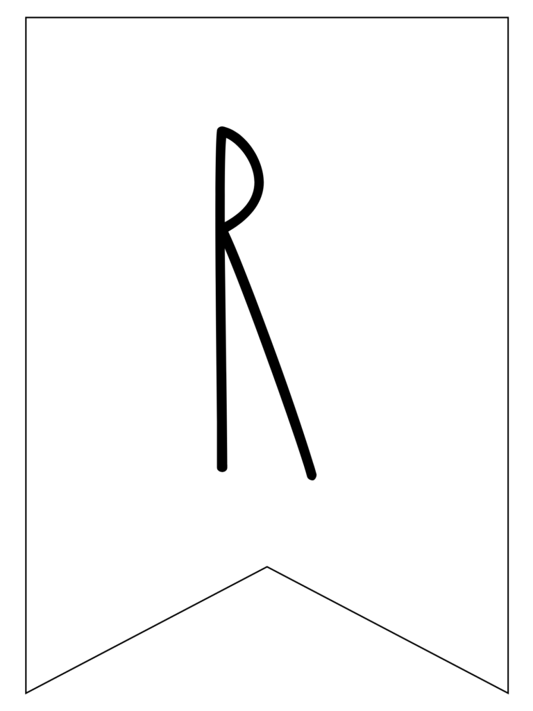 Free Rae Dunn Inspired Printable Banner - Pretty Sweet Printables