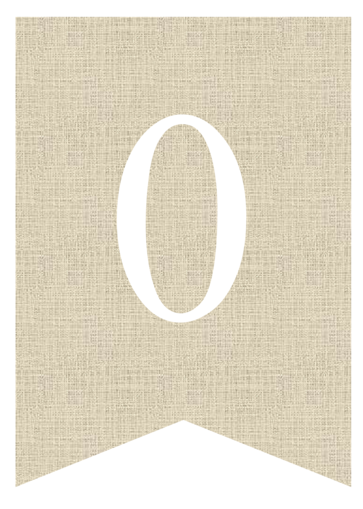 Free Printable Burlap Banner Letters - Pretty Sweet Printables