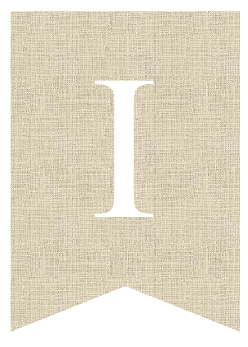 Free Printable Burlap Banner Letters | Pretty Sweet Printables