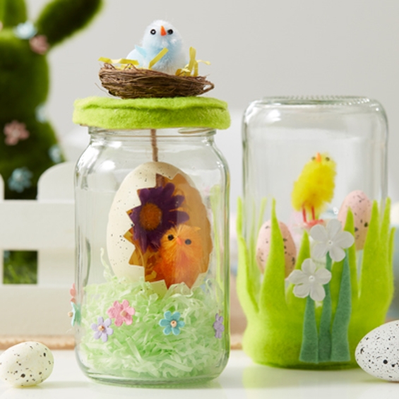 45+ Adorable DIY Mason Jar Ideas for Easter - Pretty Sweet Printables