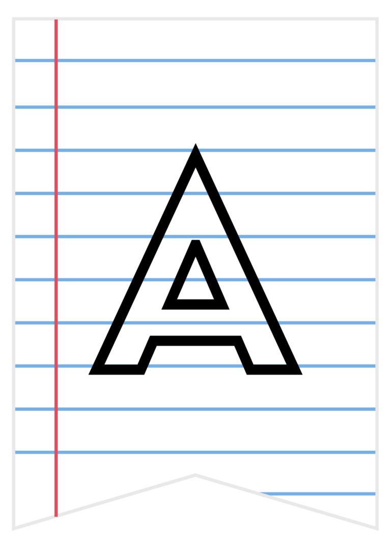 Free Printable Back to School Banner Letters | Pretty Sweet Printables