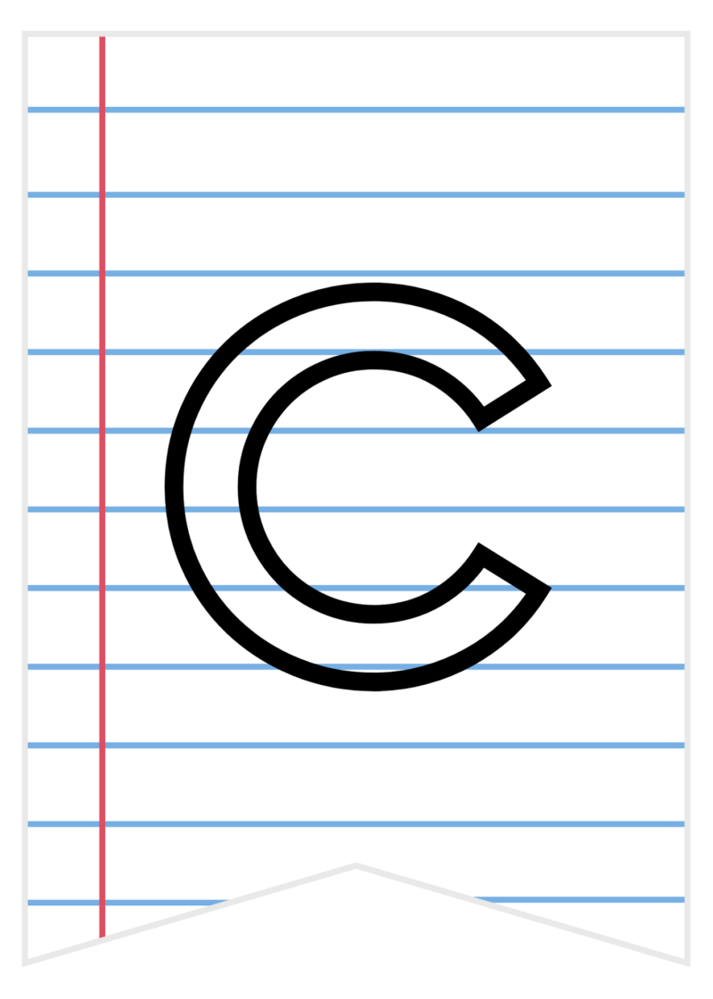 Free Printable Back to School Banner Letters | Pretty Sweet Printables