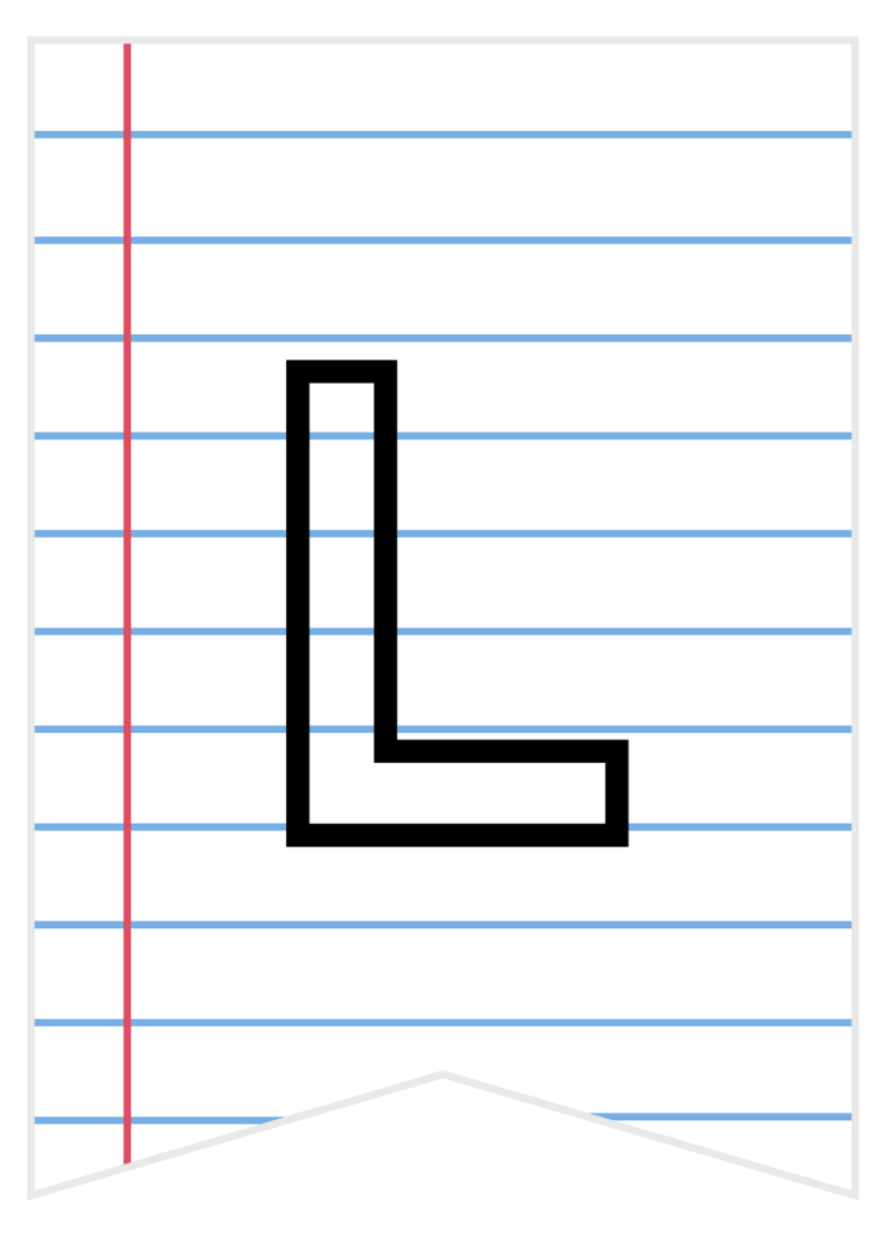 Free Printable Back to School Banner Letters - Pretty Sweet Printables