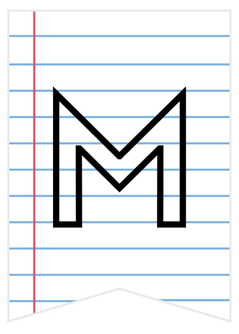 Free Printable Back to School Banner Letters - Pretty Sweet Printables