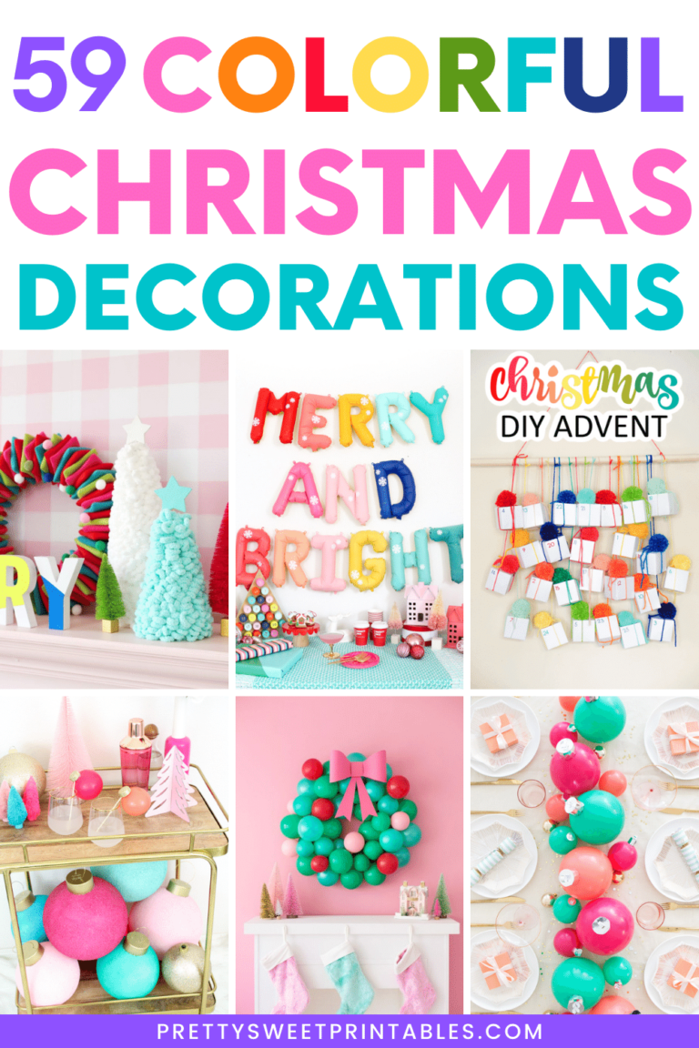 60 DIY Colorful Christmas Decorations to Brighten Your Home | Pretty ...