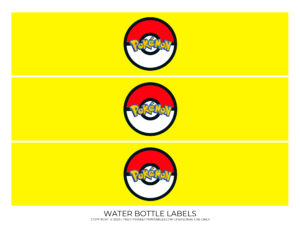Free Pokemon Party Printables | Pretty Sweet Printables