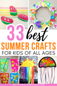 33 Fun Summer Crafts to Keep Kids Entertained All Season | Pretty Sweet ...