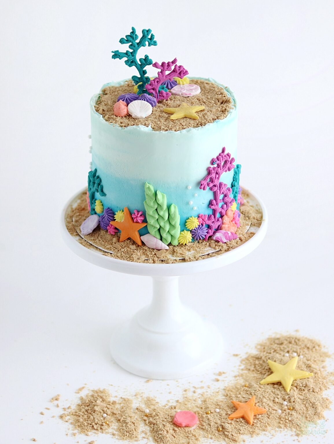 30 Whimsical Mermaid Cake Ideas for Your Little Mermaid's Birthday ...