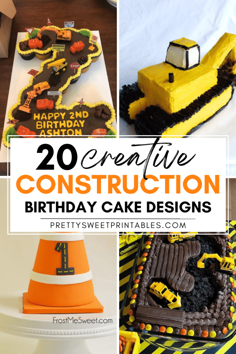 20 Creative Construction Cake Ideas To Celebrate Your Little Builder ...