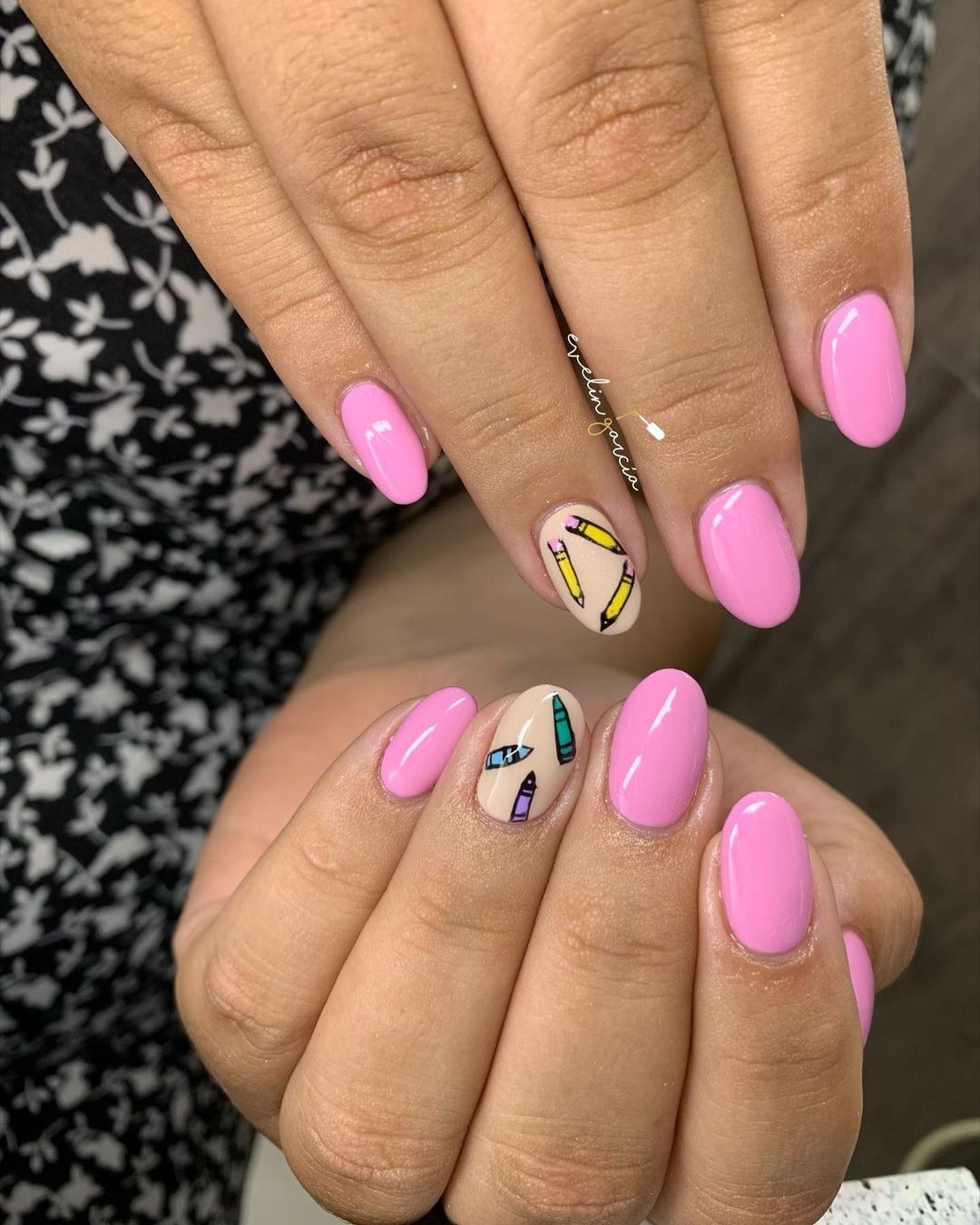 45 Trendy Back To School Nails To Help You Rock The Classroom | Pretty ...