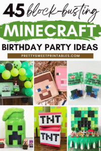 45 Epic Minecraft Party Ideas For The Most Block-Busting Fun | Pretty ...