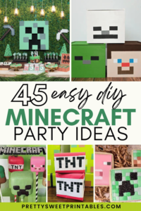 45 Epic Minecraft Party Ideas For The Most Block-Busting Fun | Pretty ...