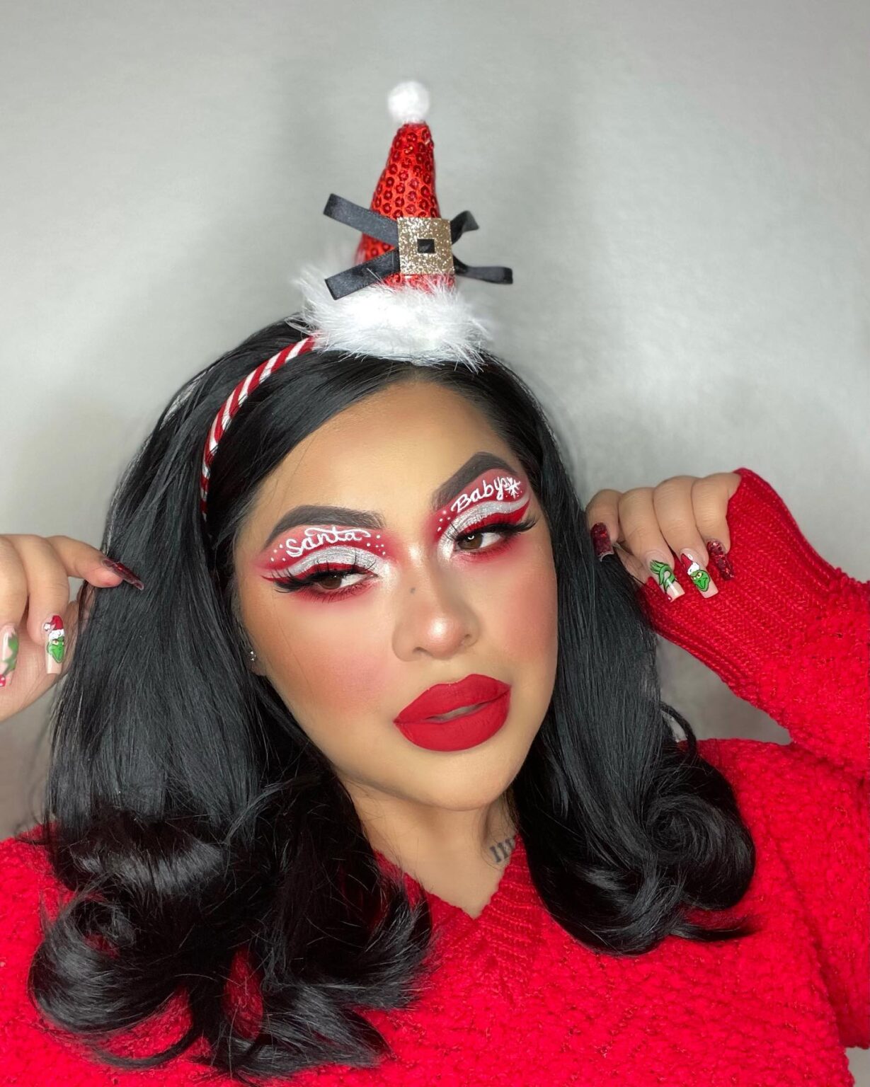 25 Creative Christmas Makeup Looks To Brighten Your Holidays | Pretty ...