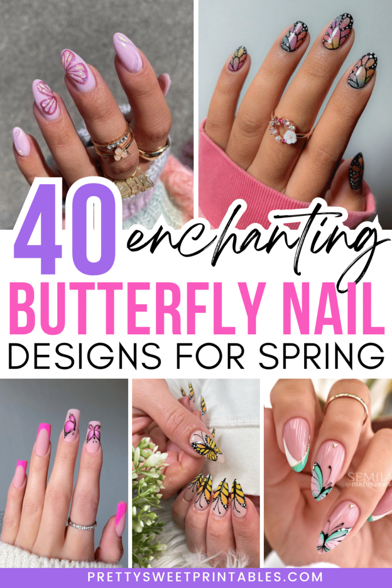 40 Enchanting Butterfly Nail Designs to Inspire Your Spring Style ...