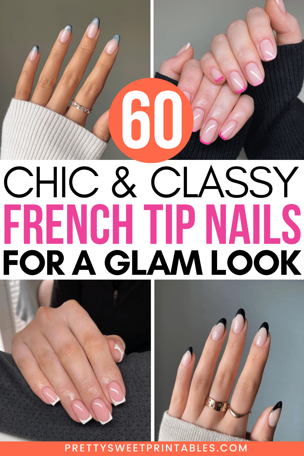 60 Classy French Tip Nails For A Timeless And Chic Look | Pretty Sweet ...