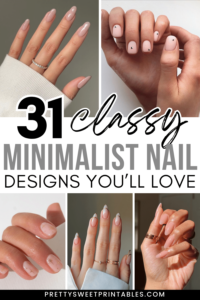 31 Minimalist Nail Designs To Help You Embrace Simplicity | Pretty ...
