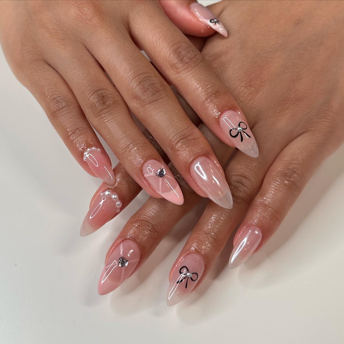 27 Girly Coquette Nails That Are Stylish And Sassy | Pretty Sweet ...