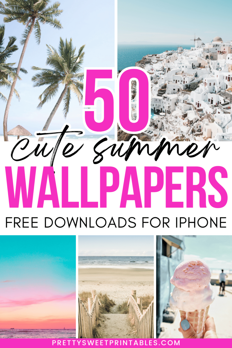 50 Best Summer Wallpaper for iPhone | Pretty Sweet Printables