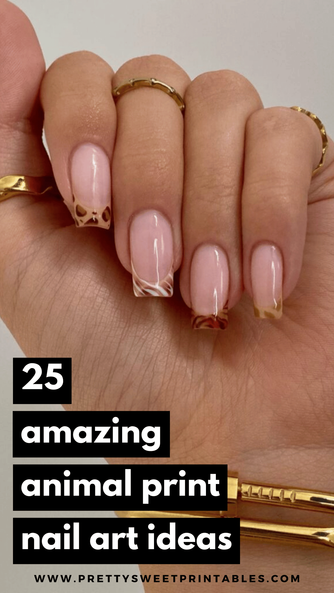 25 Wild Animal Print Nails For A Fierce Look | Pretty Sweet Printables