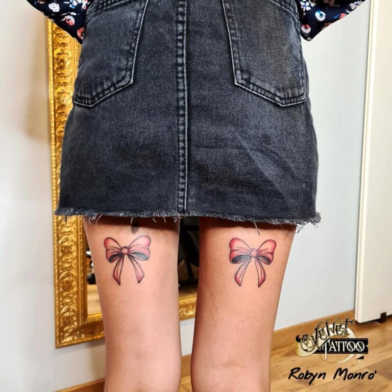 27 Bow Tattoo Designs That Add Feminine Perfection | Pretty Sweet ...