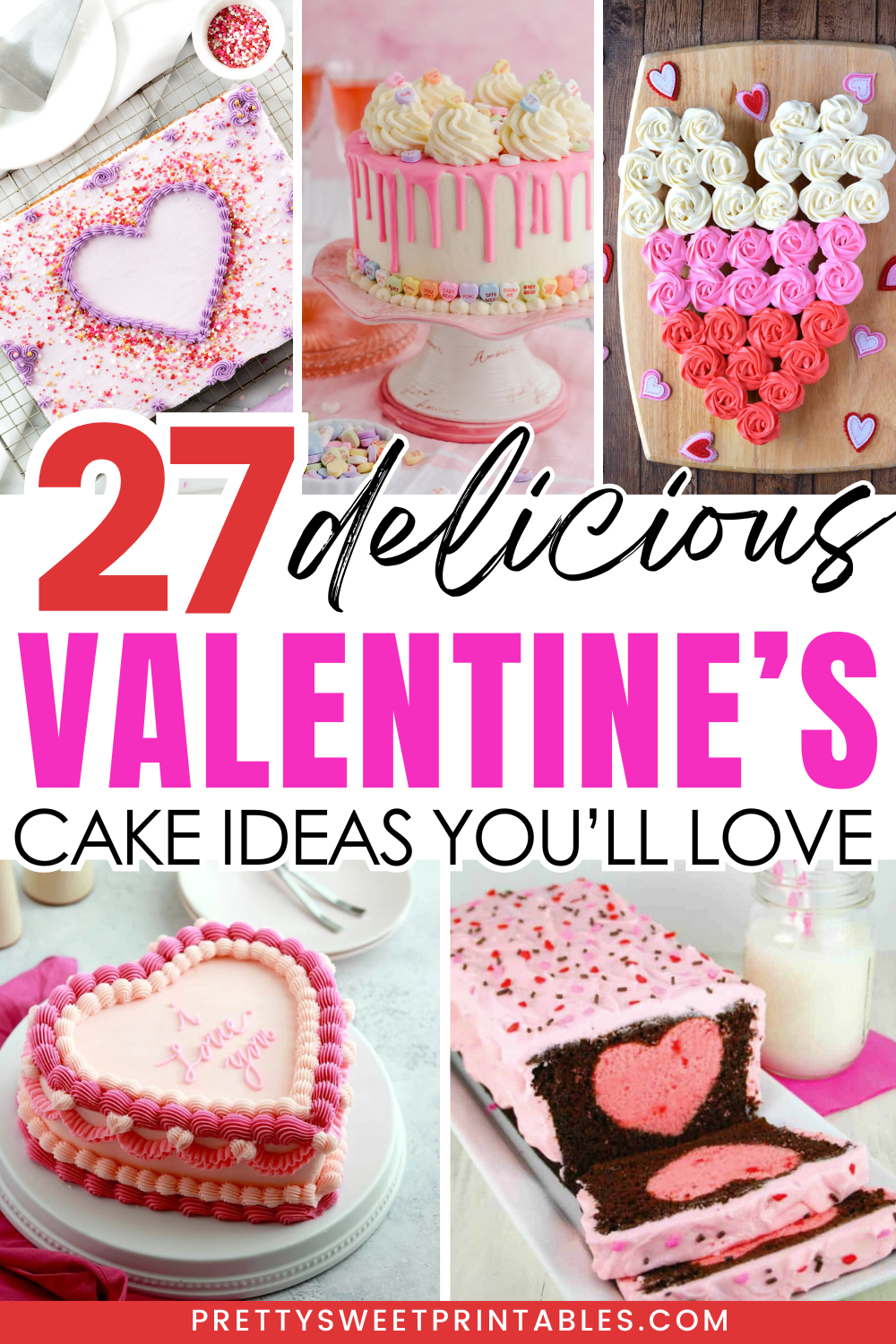 27 Cute Valentine’s Day Cake Ideas To Sweeten Your Celebration | Pretty ...