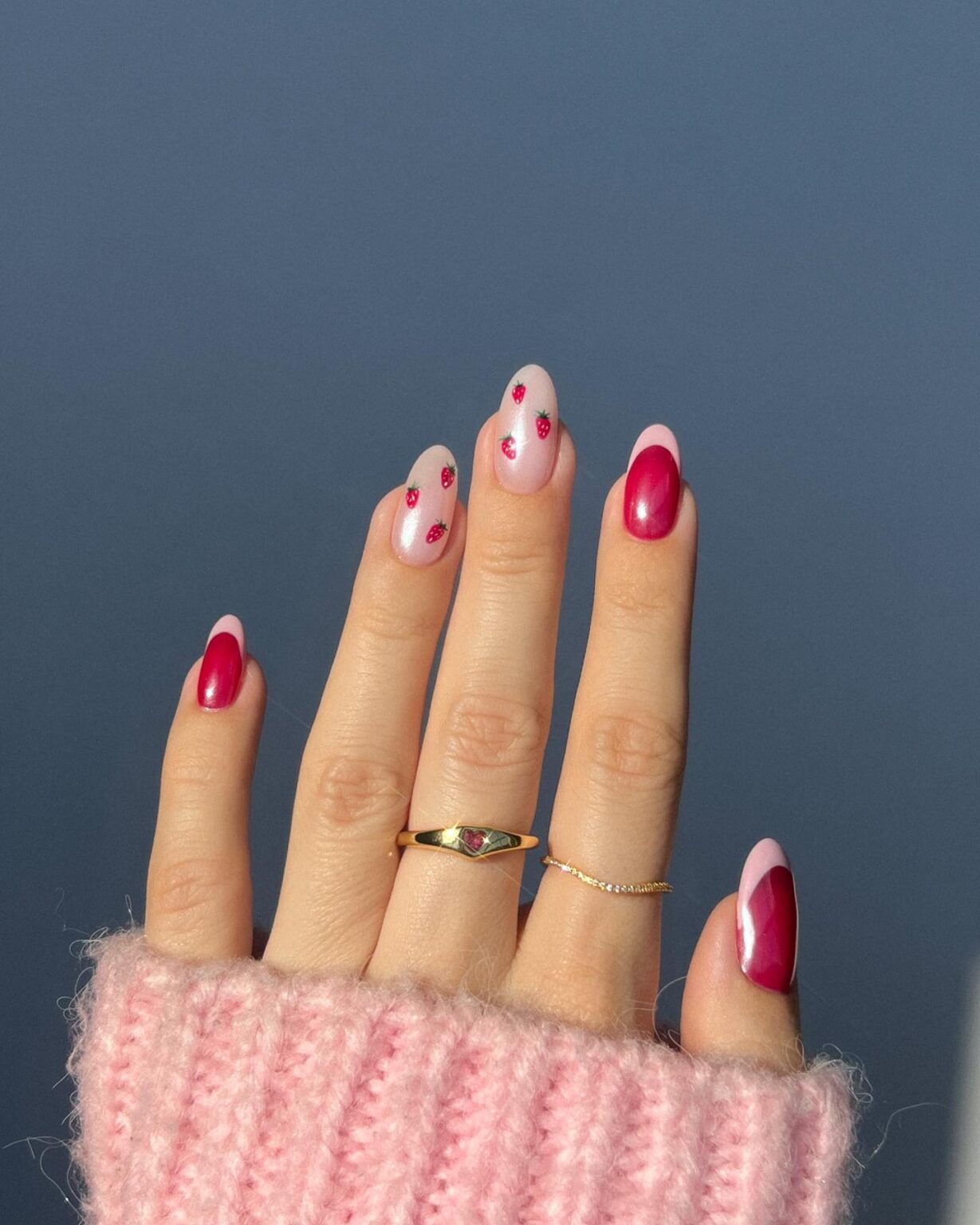 23 Strawberry Nails That Are As Sweet As Summer | Pretty Sweet Printables